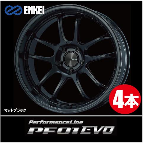 激安特価！ 4本価格 エンケイ パフォーマンスライン PF01 EVO MBK 18inch 5H114.3 9.5J+0 ENKEI Performance Line : enkei ...