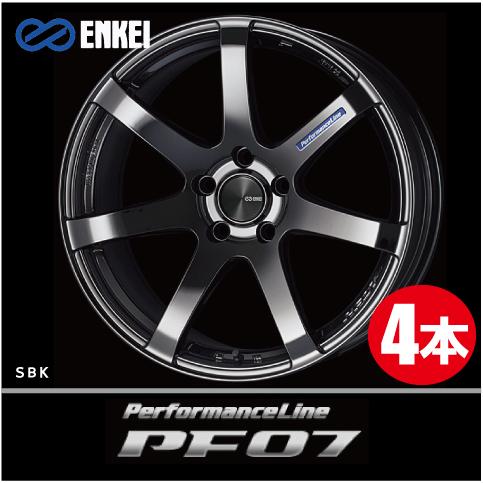 ENKEI 激安特価！ 4本価格 エンケイ パフォーマンスライン PF07 SBK 18inch 5H100 9J+40 Performance Line : オールドギア奈良市内店 ヤフー店 ...