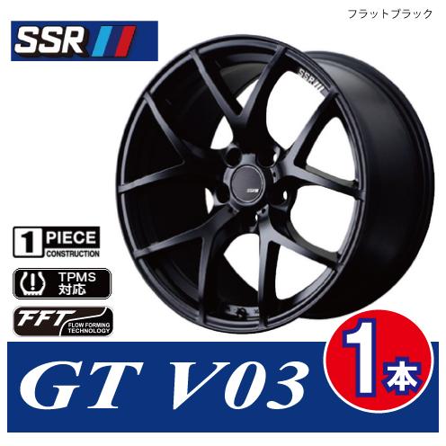 SSR 4本で条件付送料無料 1本価格 GTV03 FBK 18inch 5H114.3 7.5J+43 : オールドギア奈良市内店 ヤフー店 - 通販 - Yahoo!ショッピング