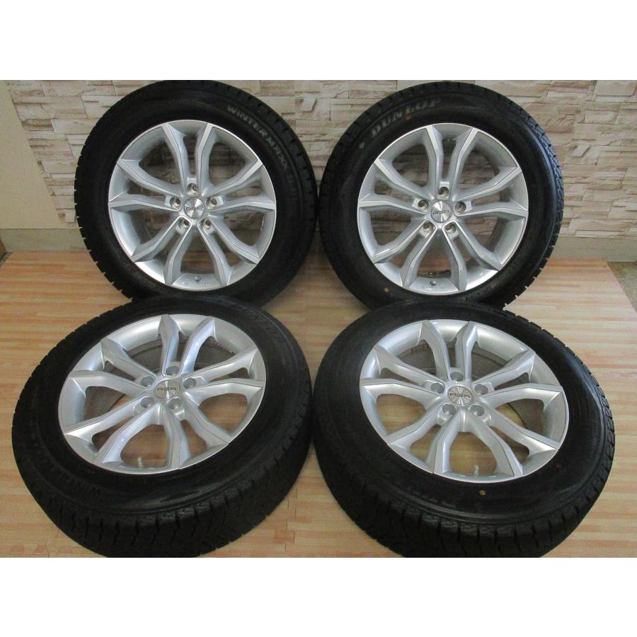 RAV4 即納 極上 スタッドレス AGA 18インチ 5H114.3 7.5J+38 2022年製 超深溝 225/60R18 WINTERMAXX SJ8+ ハリアー レクサスNX トヨタ ...