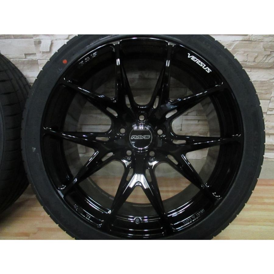 RAYS 即納 新品 特注色 VERSUS VV21S 19インチ 5H114.3 8.5J+36 BNJ 2023年製 245/40R19 BLACKARROW アルファード ヴェルファイア ...