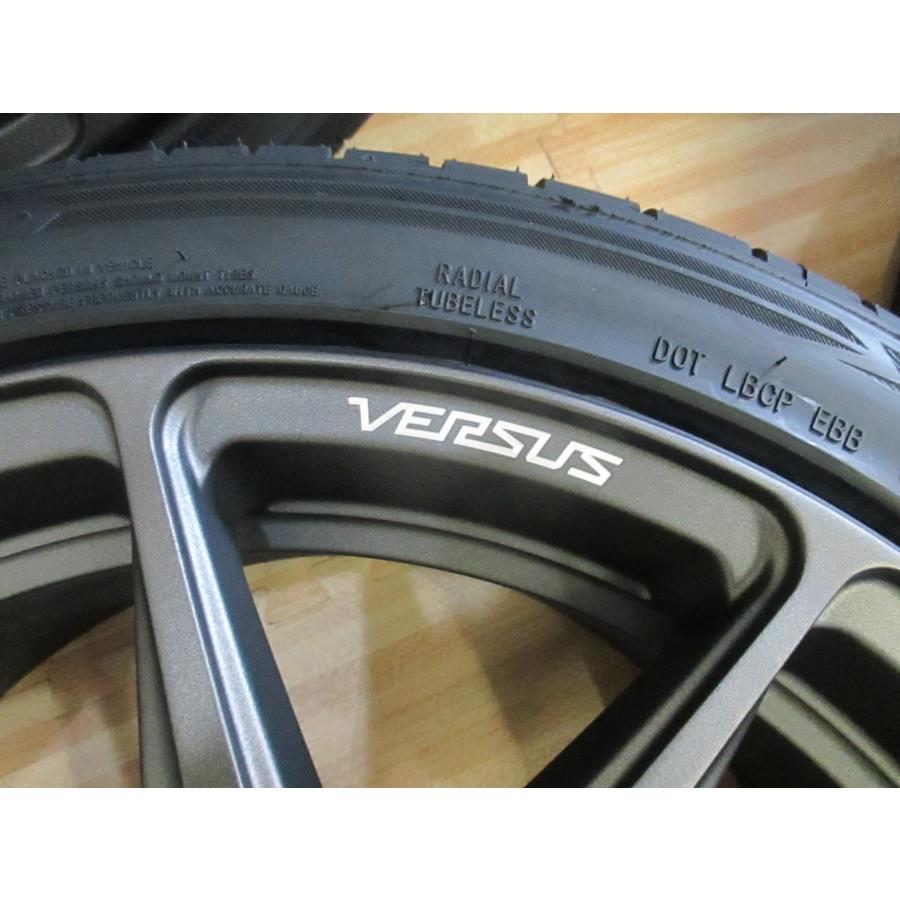 RAYS 即納 新品 VERSUS VV21S 18インチ 5H114.3 8J+45 2023年製 225/45R18 輸入タイヤ クラウン ノア エスティマ レヴォーグ レイズ APJ ...