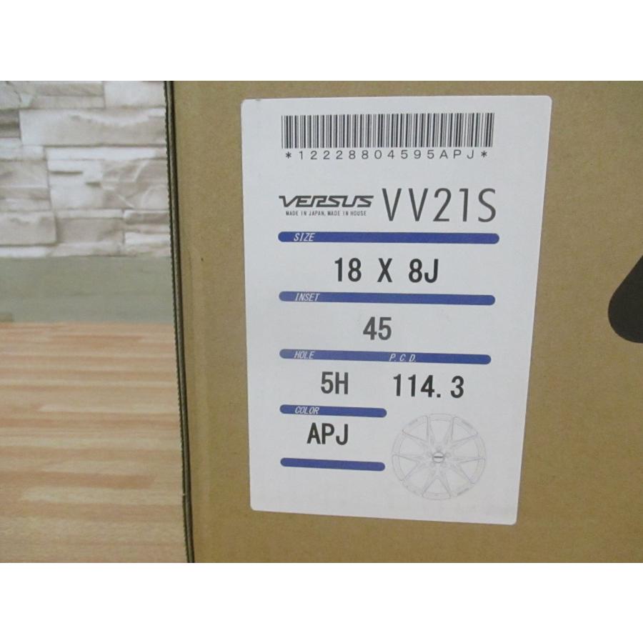 RAYS 在庫有り 即納 4本セット レイズ ベルサス VV21S 18インチ 5H114.3 8J+45 APJカラー VERSUS 日本製 ガンメタ 新品 展示品 : オールドギア奈良市内 ...
