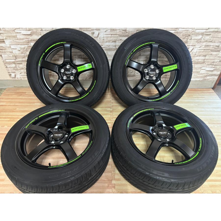 RMP 即納 展示品 MID RMPレーシング R50 タイプS 5H100 8J+45 2021年製 225/55R18 FALKEN ZIEX SJG SJ5 フォレスター BR9 BRM ...