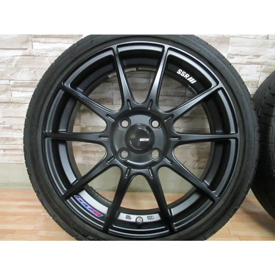 SSR 即納 美品 日本製 軽量 GTX01 16インチ 4H100 5.5J+45 超深溝 165/45R16 GOODYEAR ムーヴ タント ワゴンR スペーシア デイズ N-BOX ...