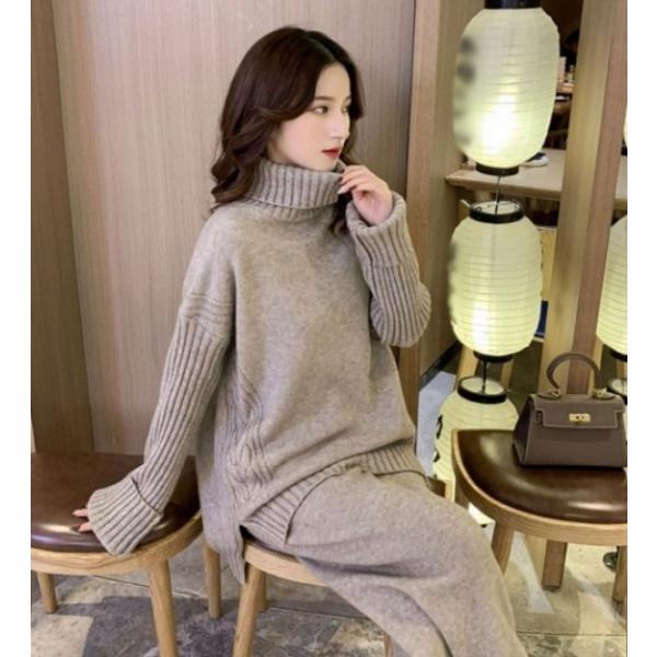 ニット セットアップ レディース 秋 冬 パンツ ワイドパンツ ニット セットアップ レディース 秋 冬 パンツ ワイドパンツ