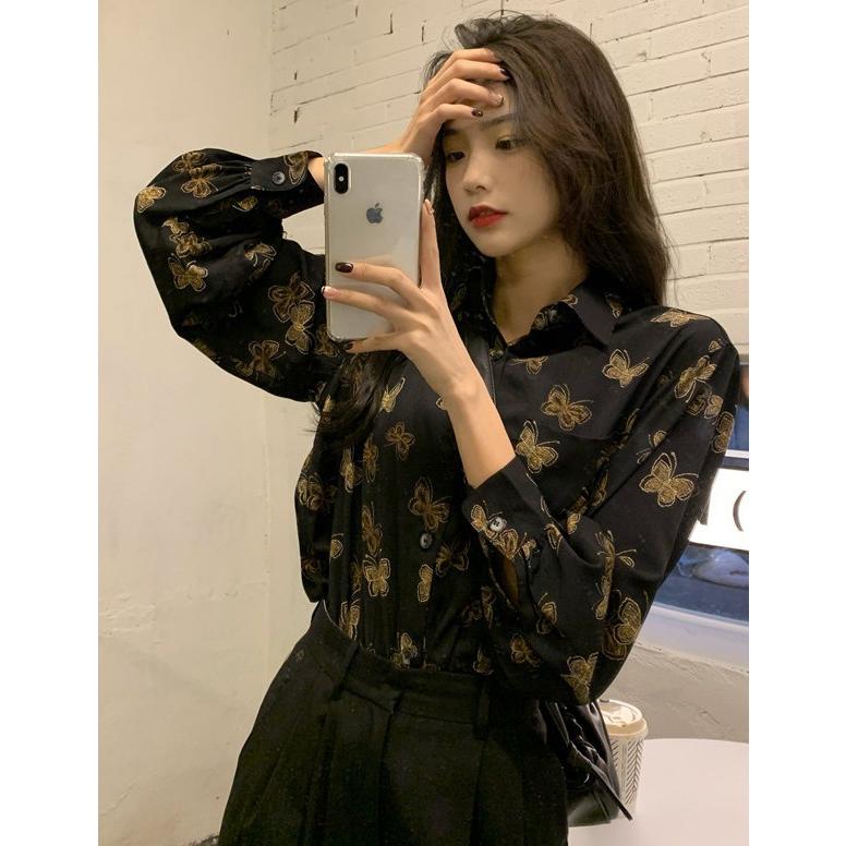 柄シャツ 襟付き シャツ ブラウス 長袖 トップス レディース 春 柄シャツ 襟付き シャツ ブラウス 長袖 トップス レディース 春