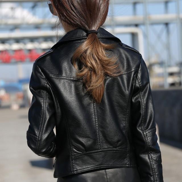 ライダース ジャケット アウター レディース 黒 フェイクレザー ライダース ジャケット アウター レディース 黒 フェイクレザー