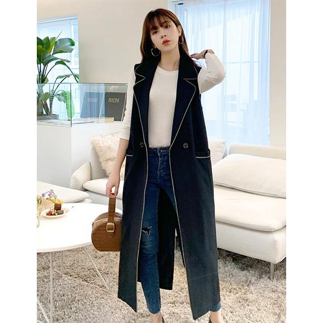 ロングジレ ジレベスト レディース ベスト ジレ トップス 秋冬 ロングジレ ジレベスト レディース ベスト ジレ トップス 秋冬