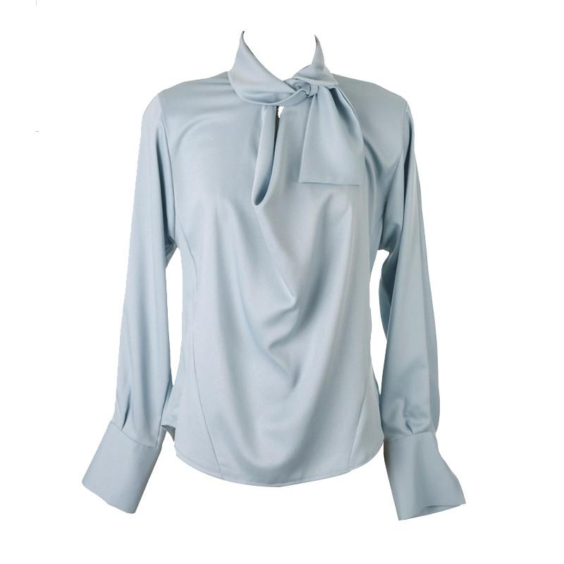 一部即納 ボウタイブラウス ボウタイ ブラウス レディース 長袖