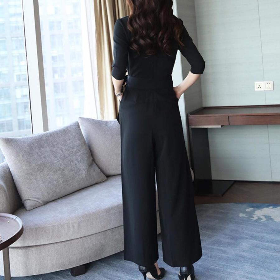 パンツドレス ジャンプスーツ レディース オールインワン サロペット