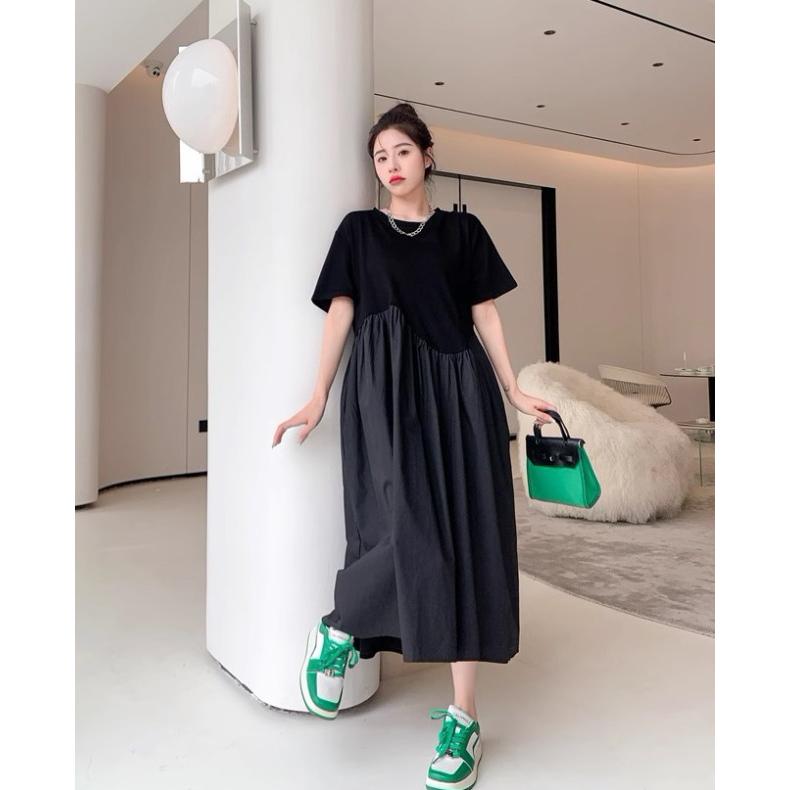 Tシャツワンピース 半袖 ロング 大きいサイズ 3L 4L 夏 ワンピース