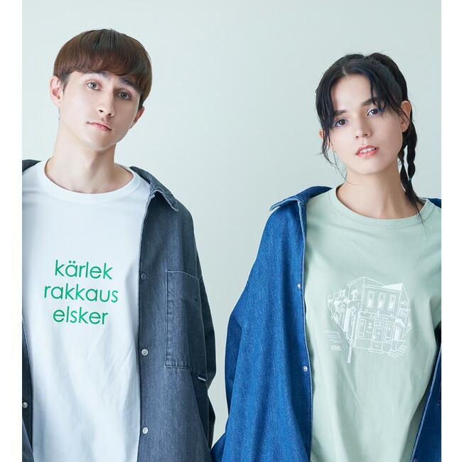 アンヌ amne H_s tee BOUTIQUE メンズ レディース ユニセックス 半袖 カットソー プリントt イラスト カワツナツコ 春 ...