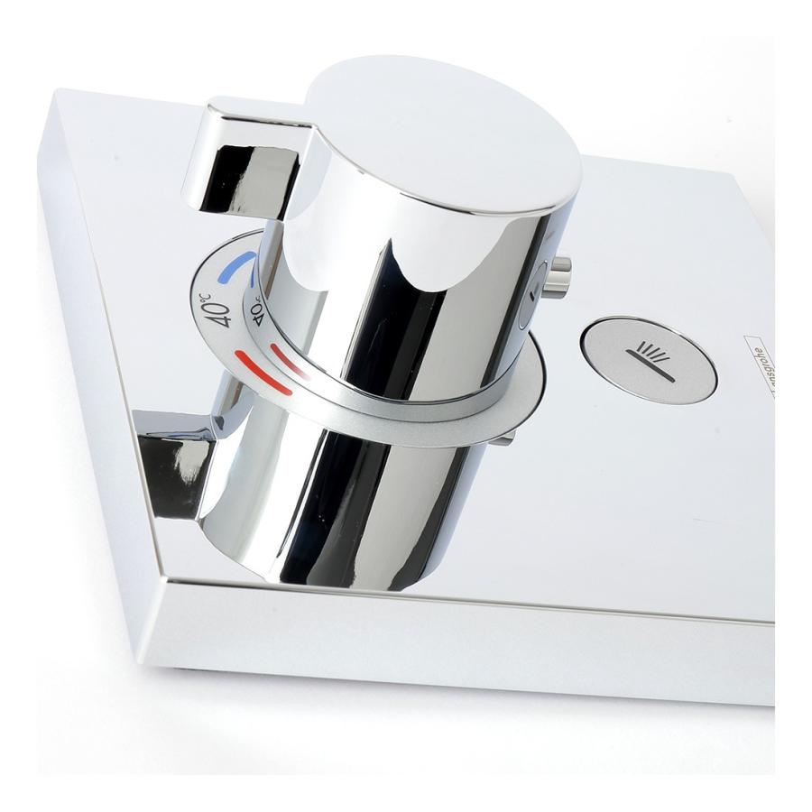 【バス用水栓金具】ハンスグローエ 15761000 シャワーセレクト 埋込式ハイフローサーモスタット混合水栓 +1アウトレット（化粧部 ...