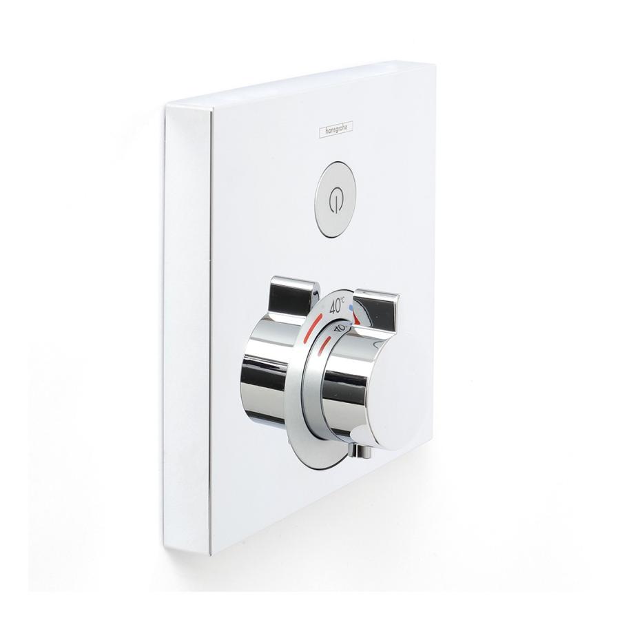 Hansgrohe ハンスグローエ SHOWERSELECT シャワーセレクト 埋込式サーモスタット混合水栓（化粧部）[15762000 ...