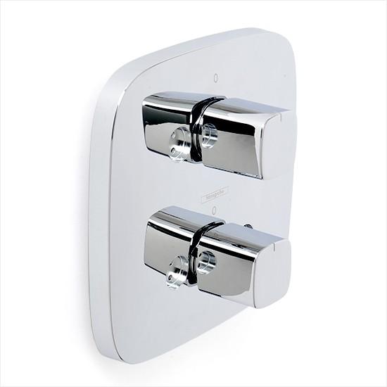 Hansgrohe ハンスグローエ PURAVIDA Ecostat E プラビダ エコスタットE 埋込式 3アウトレット切替バルブ ...