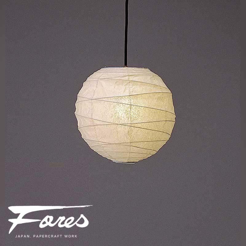 岐阜提灯発祥の地美濃で一貫生産 TP-12H 和紙ペンダントライト φ30cm 春雨紙クロス巻 : インテリア照明ルセル - 通販 - Yahoo!ショッピング