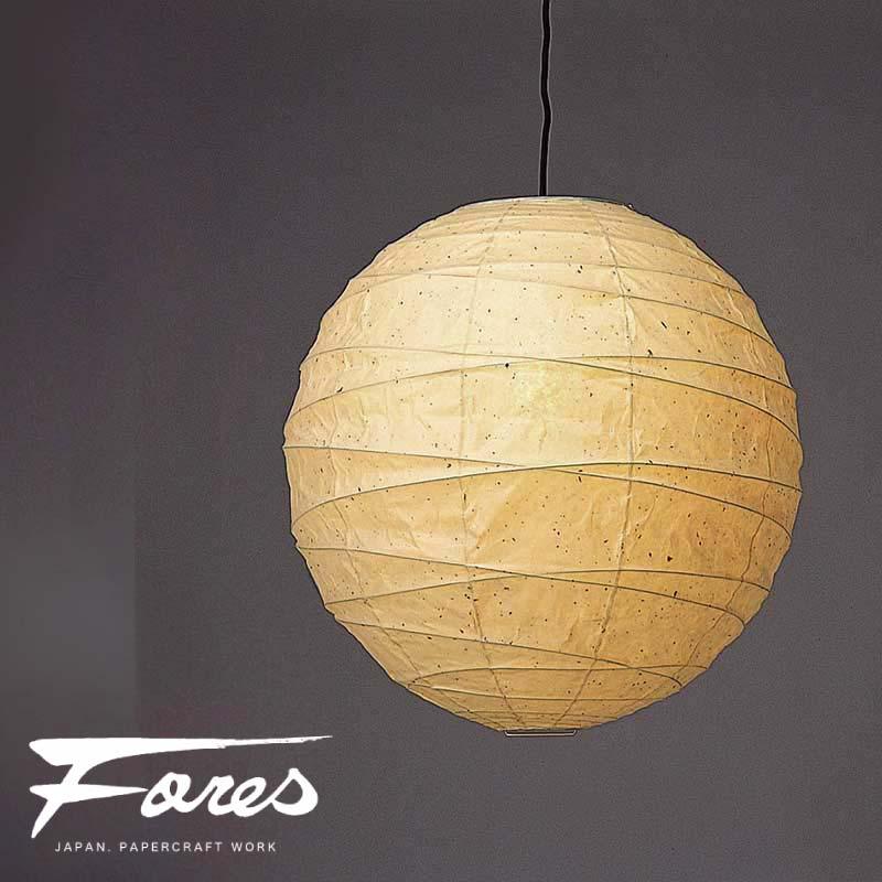 岐阜提灯発祥の地美濃で一貫生産 TP-24KK 和紙ペンダントライト φ60cm 楮黒皮入り紙 : インテリア照明ルセル - 通販 - Yahoo!ショッピング