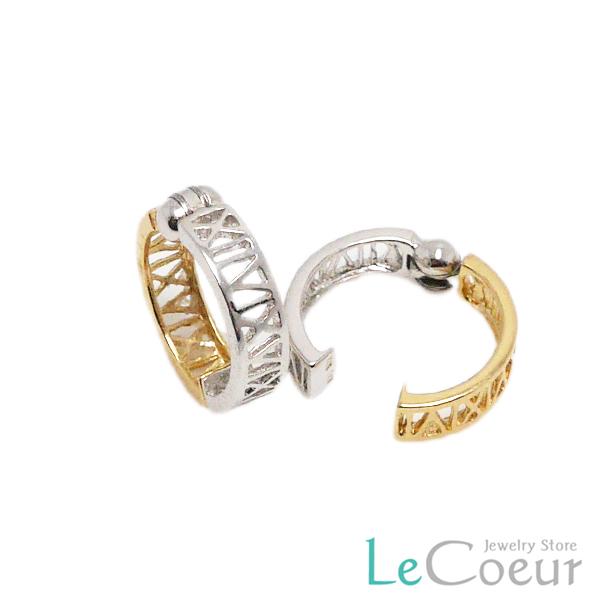 ピアリング K18/K14WG イヤリング リバーシブル : ル・クール - 通販 - Yahoo!ショッピング