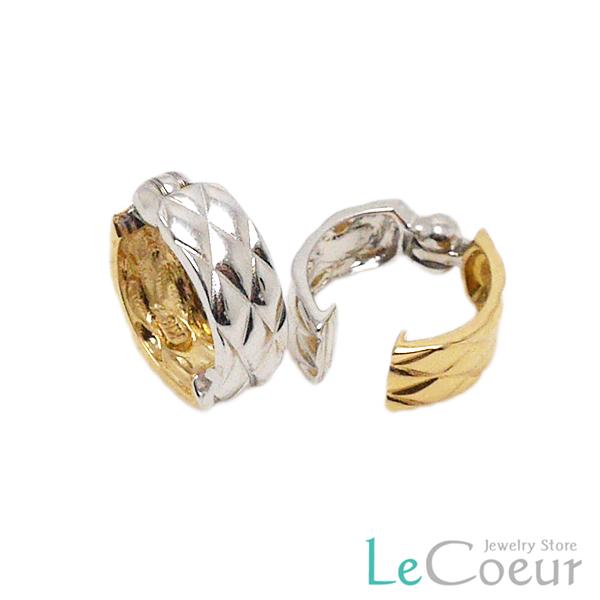 ピアリング K18/K14WG イヤリング リバーシブル : ル・クール - 通販 - Yahoo!ショッピング