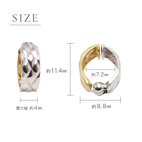 ピアリング K18/K14WG イヤリング リバーシブル : ル・クール - 通販 - Yahoo!ショッピング