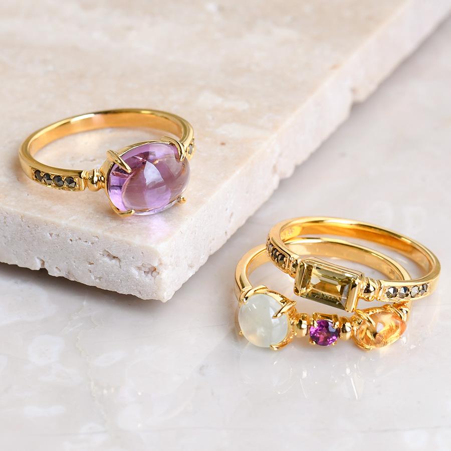 碌山 FATRAS ファトラ Roman スタック リング 3本組 RP 802R0083-GP-TY : ルコリエYahoo!店 - 通販 ...