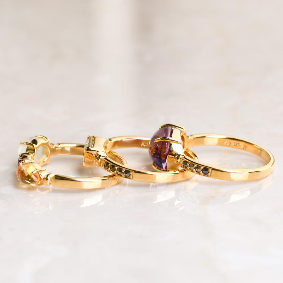 碌山 FATRAS ファトラ Roman スタック リング 3本組 RP 802R0083-GP-TY : ルコリエYahoo!店 - 通販 ...