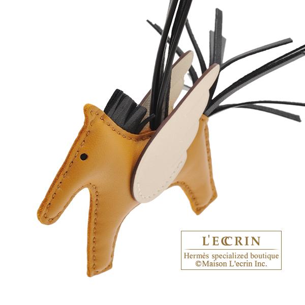 HERMES エルメス ロデオチャームペガサスPM セサミ/ブラック HERMES エルメス ロデオチャームペガサスPM セサミ/ブラック
