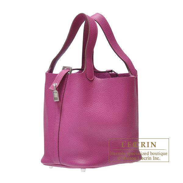 HERMES エルメス ピコタンロック18/PM トスカ トリヨンクレマンス シルバー金具 : エルメス専門店 西麻布レクラン - 通販 ...