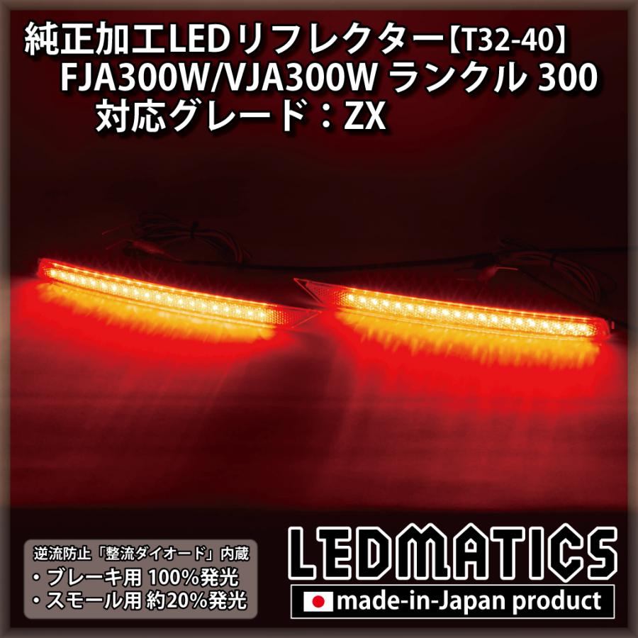 LEDMATICS ランクル300 LEDリフレクター 純正加工 FJA300W VJA300W ランドクルーザー300 カスタム パーツ 防水処理済み 1年保証 日本国内加工 T32-40 ...