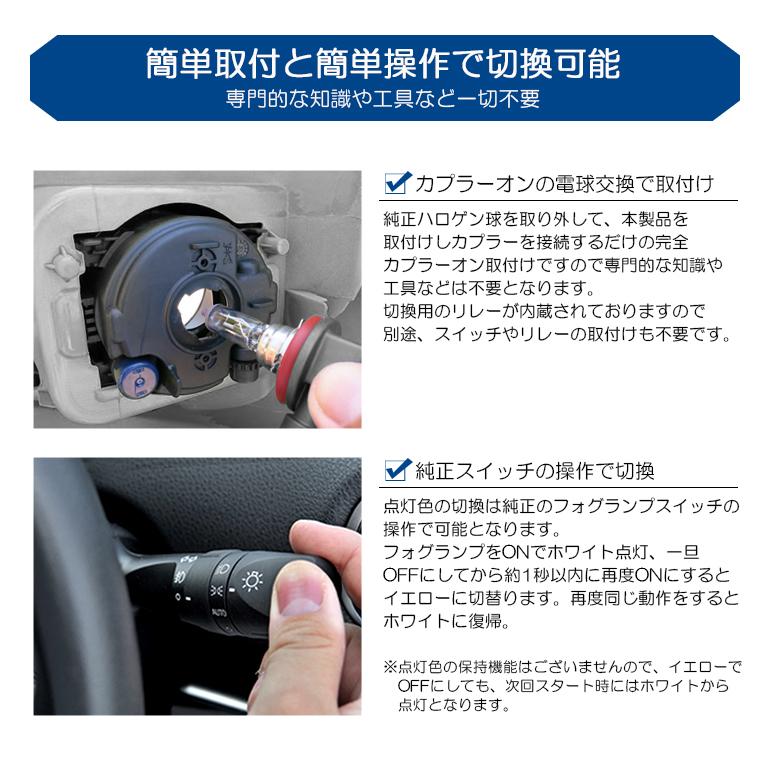 MR52S/MR92S ハスラー LED フォグランプ H8 20W 12000ルーメン 6000K/3000K ホワイト/イエロー 2色切替 車検対応 : Leendome - 通販 ...