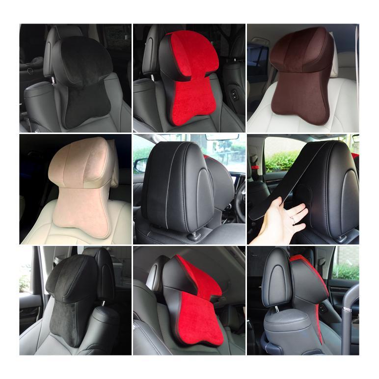 C28/FC28/GC28/GFC28/FNC28/NC28 セレナ ファーストクラス ヘッドレスト/ネックパッド 合皮レザー＆人工スゥエード ブラック/レッド/ブラウン/ベージュ ...