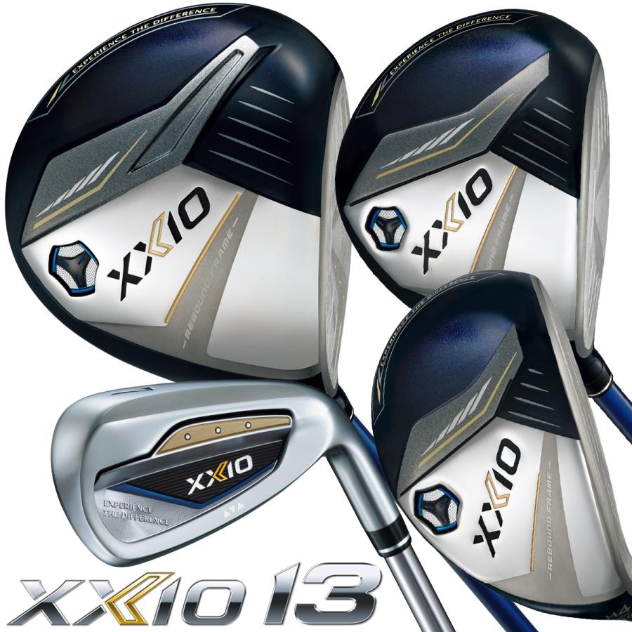 XXIO XXIO13 10本セット N.S.PRO 850GH DST for スチールシャフト ネイビー [DR/FW#5/UT#4/I#6/I#7/I#8/I#9/PW/AW/SW ...