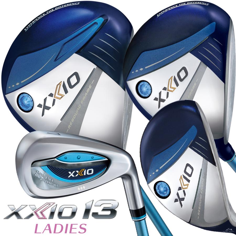 XXIO レディース XXIO13 8本セット MP1300L カーボンシャフト ブルー [DR/FW#5/UT#5/I#7/I#8/I#9/PW/SW] ダンロップ ゼクシオ13 右利き用 ...