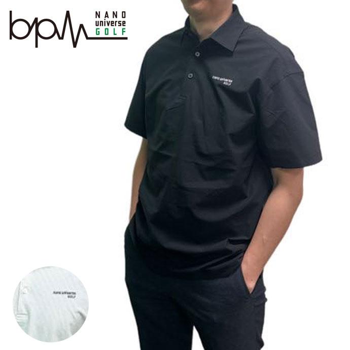 NANO universe ゴルフ ナノユニバース サッカーストライプ半袖シャツ 4160101 : ゴルフショップジョプロ - 通販 ...