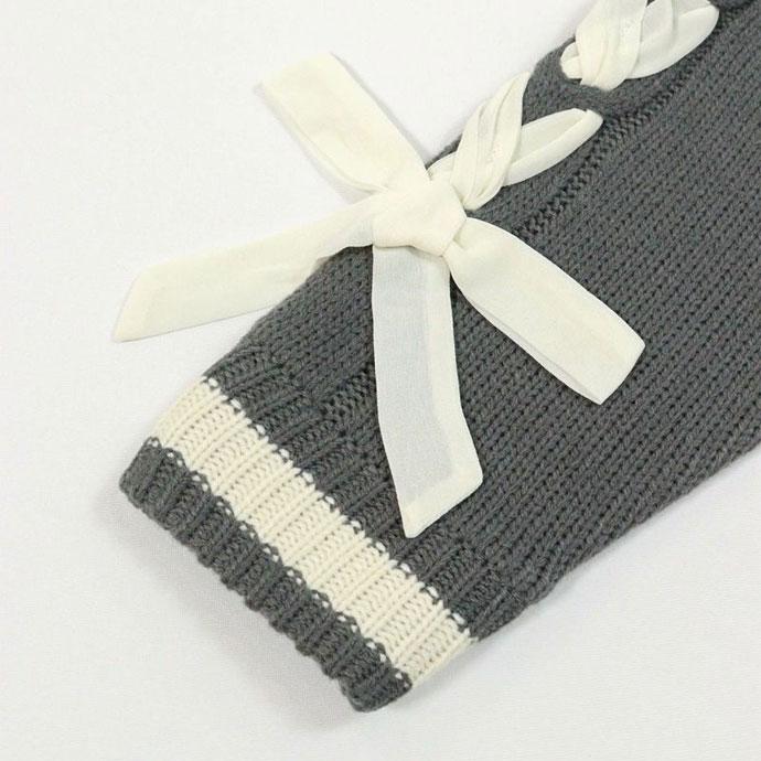 archivio（アルチビオ） ゴルフ レディース ブレードリボン袖ニット