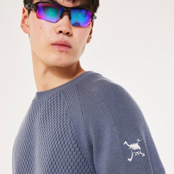 OAKLEY（オークリー） ゴルフ メンズ SKULL SURFACE SWEATER CREW 3.0