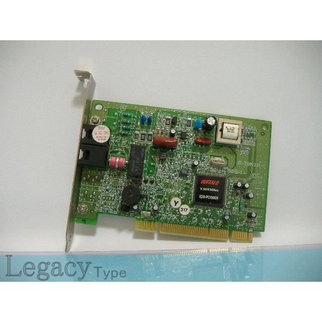 BUFFALO 【BUFFALO PCIバス用 V.90/K56flex対応モデム IGM-PCI56KH 】 : Legacy Type ...