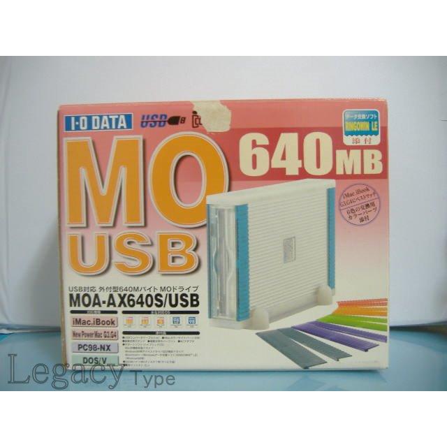 I-O DATA 【IODATA アイオーデーター 640MB MOドライブ MOA-AX640S/USB】 : Legacy Type - 通販 - Yahoo!ショッピング