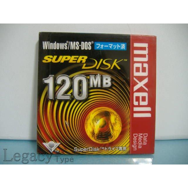 【maxell マクセル 3.5inch SuperDISK スーパーディスク 120MB SD120.WIN.B1P】 : Legacy ...