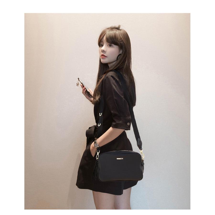 5-164 ショルダーバッグ ボディバッグ 斜めがけ ナイロン 本革 レザー