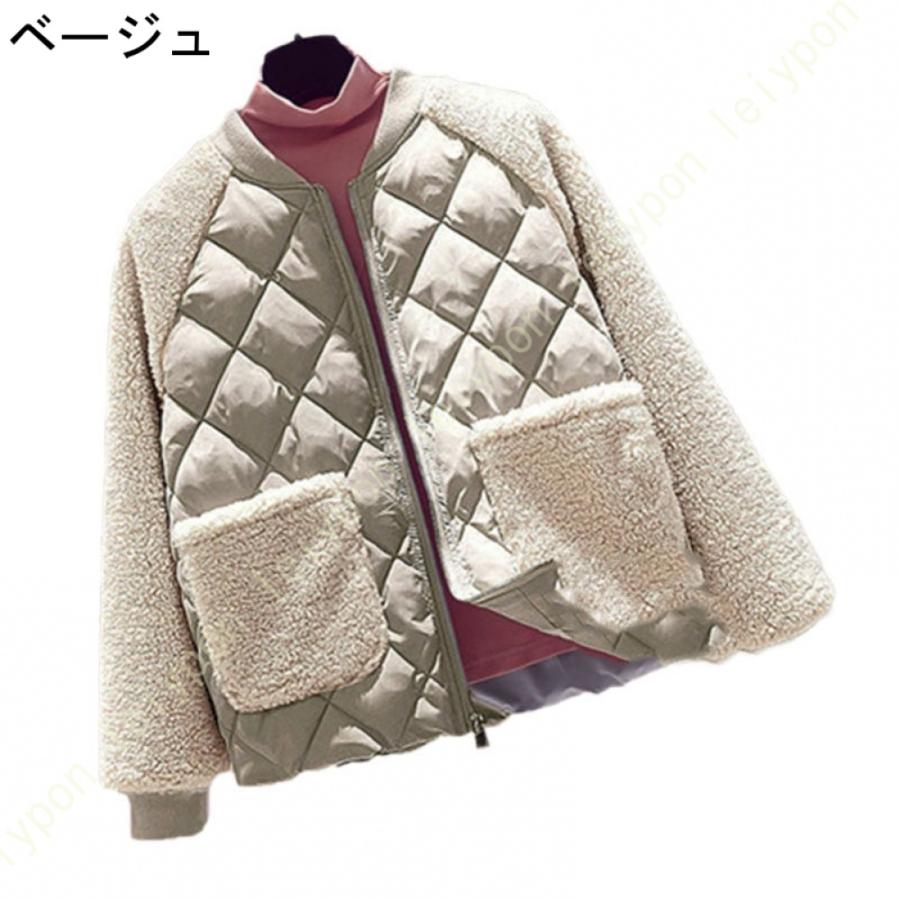 ジャケット インナーダウンとしても使える ノーカラー キルティングジャケット レディース アウター 防風 上着 ダウンジャケット 長袖 大きいサイズ ゆったり : 0ly-ztw-48lcqx ...