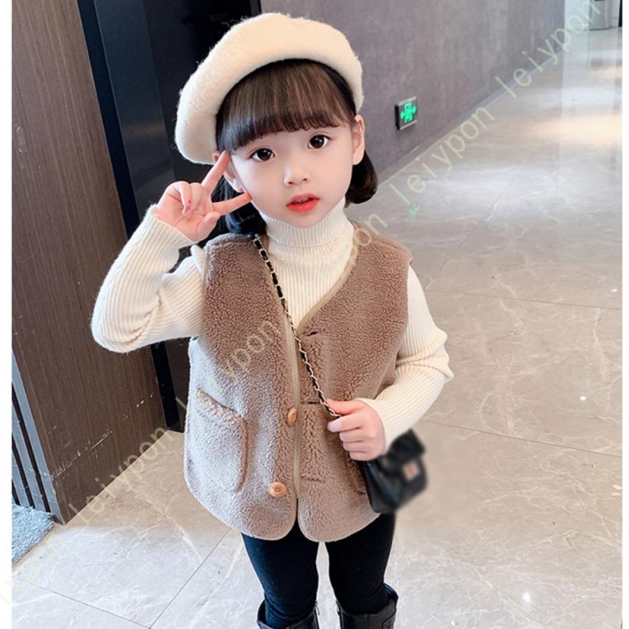 キッズ ベスト ボアベスト トップス 子供服 ベビー 上着 羽織 アウター 防寒 暖かい 秋冬 袖なし 可愛い 赤ちゃん キッズ 出産祝い 軽い 女の子 チョッキ : 0ly-ztw ...