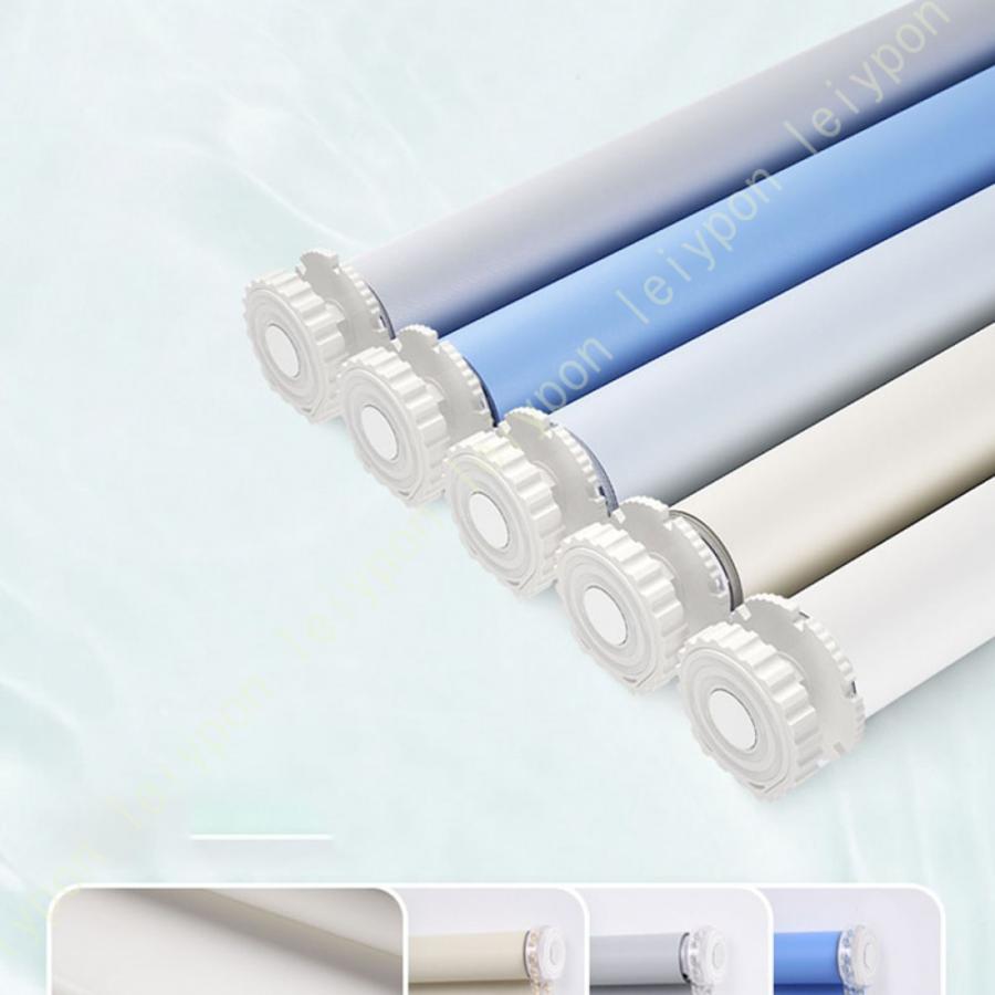 CZ3JYT ロールスクリーン 1級遮光 断熱 防音 防寒 UVカット 表裏同色 ロールスカーテン アイボリー1ミリ単位 サイズオーダー つっぱり式 ロールスクリーン :1aH-r2h ...