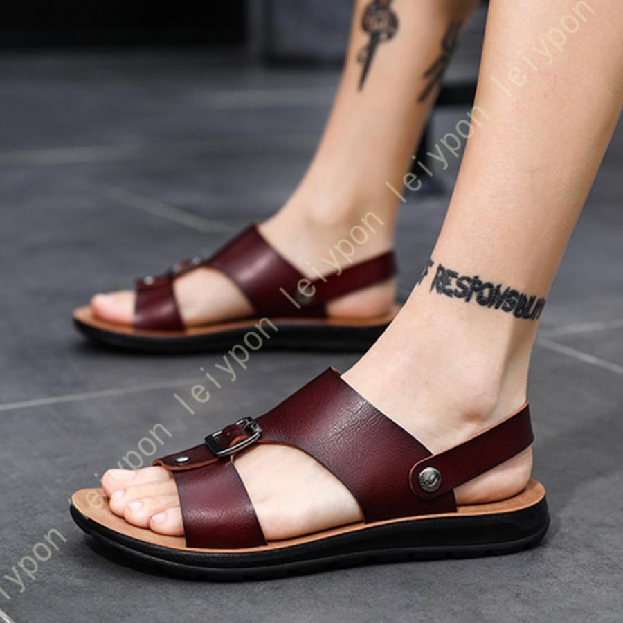 サンダル メンズ 2way 春夏 おしゃれ ビーチサンダル 夏 メンズサンダル スリッパ メンズ靴 靴 レザーサンダル メンズシューズ 大人 紳士靴 スポーツ : 1f8-j3o-4e8jcu ...