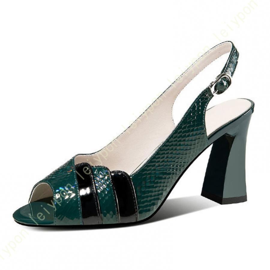 サンダル バックストラップ 美脚パンプス 6.5cmヒール 太めヒール オープントゥ パーティー キャバ ハイヒール 謝恩会 カジュアル フォーマル 二次会 痛くない :1V-qdz ...