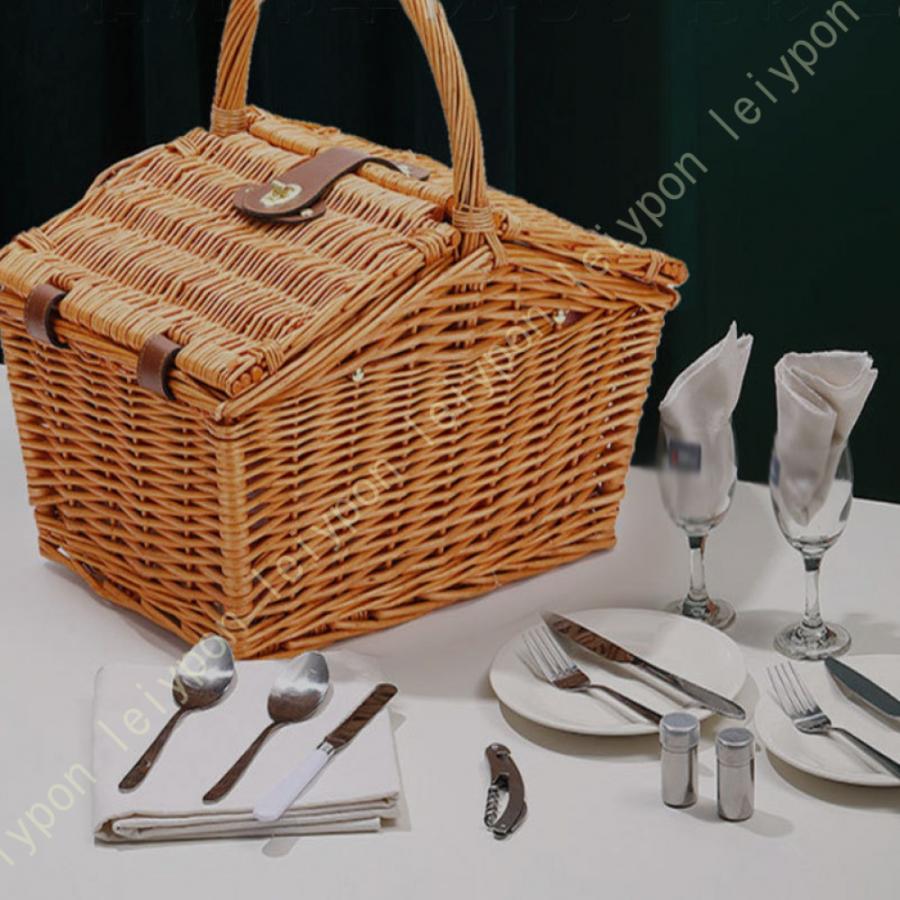 ピクニック ランチボックス バスケット 大きい 可愛い 北欧 ピクニックバスケット おしゃれ かご フルーツバスケット ストレージバスケット おしゃれ 雑貨編み :3kA-9ba ...