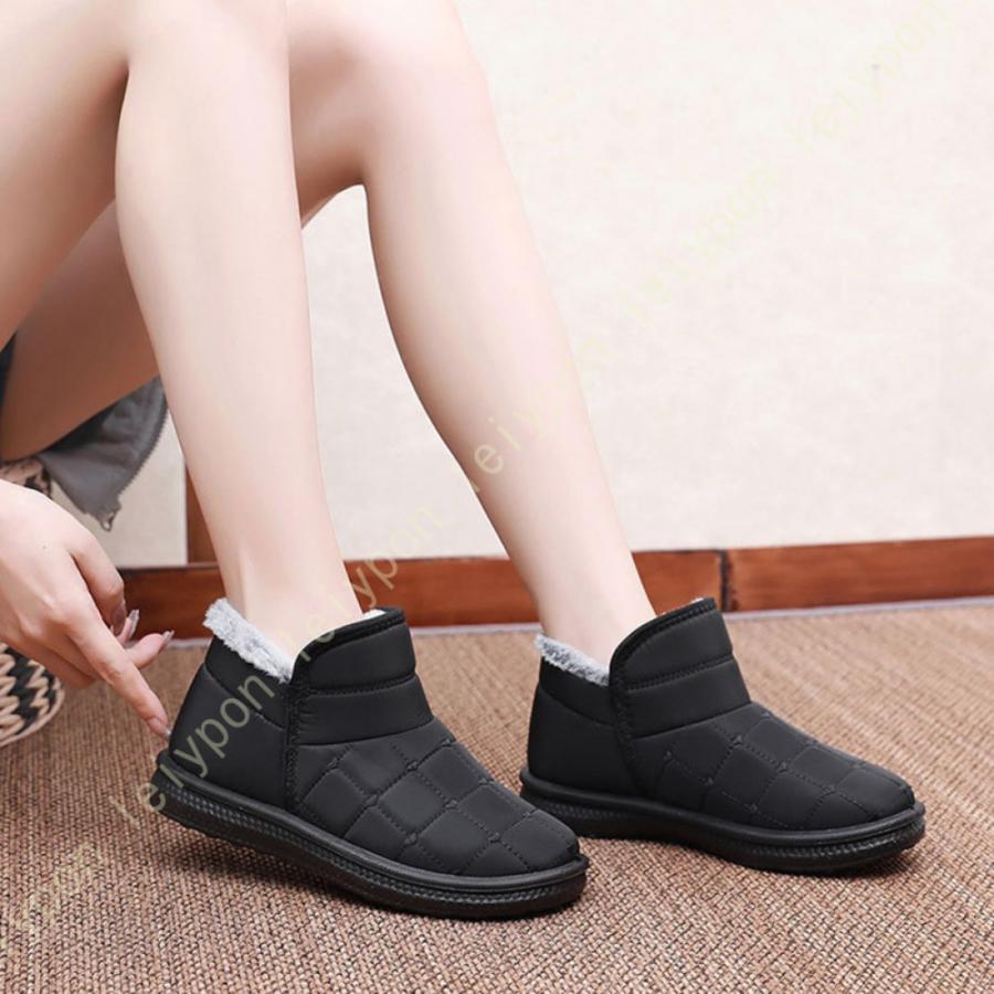 防水 防寒 スパイク スノーブーツ 黒 ショート 北海道 冬靴 雪道 防滑 レディース ブーツ 婦人靴 アウトドア レディーススノーブーツ レディースシューズ :3zW-bhn-KAYWWQ ...