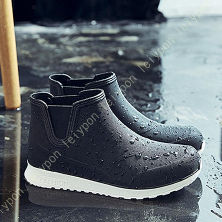 スニーカー風レインブーツ レインシューズ メンズ レインブーツ 防水 スニーカー カ ジュアルシューズ ブラック 黒 ネイビー 紺 雨靴 長靴 梅雨 紳士靴 :3zW-bhn-MBVQQ7 ...