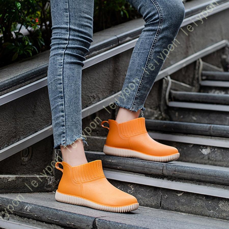 ショートレインブーツ レディース 無地 ショートブーツ 雨靴 雨具 ショート ラバー 長靴 レインシューズ レインブーツ 防水 靴 ガーデニング レジャー 通勤 :3zW-bhn-MBVTHU ...